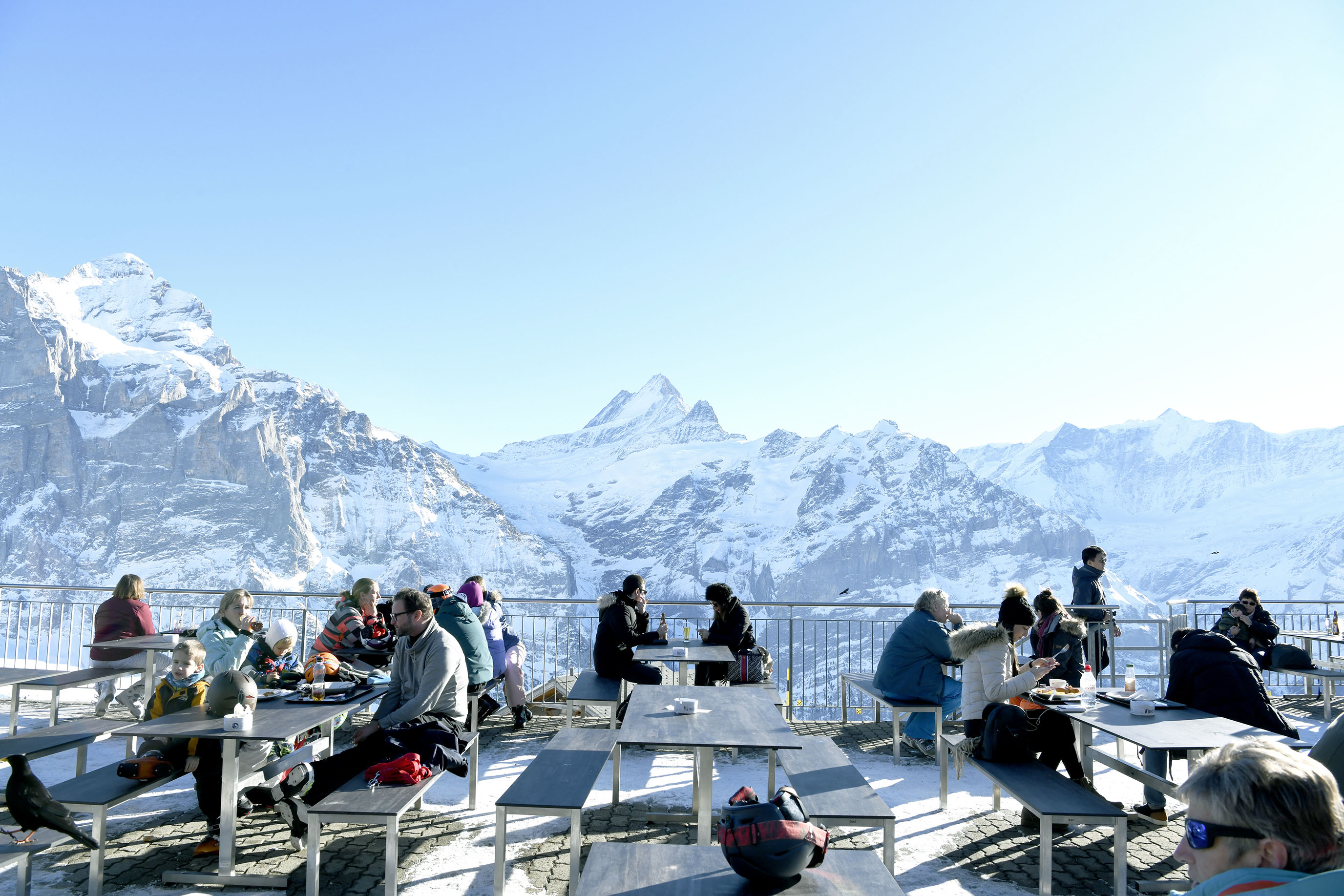 像黑鳥般翱翔，在雪白山嶽｜瑞士費斯特懸崖天空步道(First cliff walk) – MENS 30S LIFE